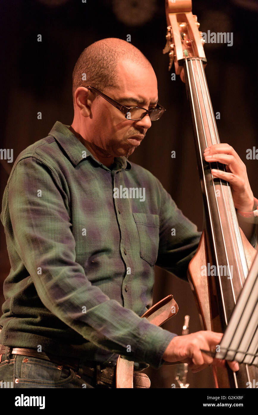 Gary Crosby performing at the Cheltenham Jazz Festival, Cheltenham, UK ...