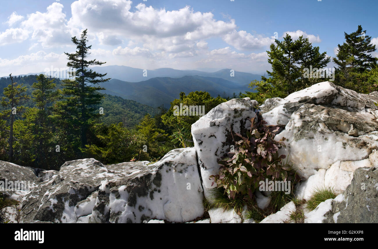 Shining Rock, Pisgah National Forest Stock Photo - Alamy