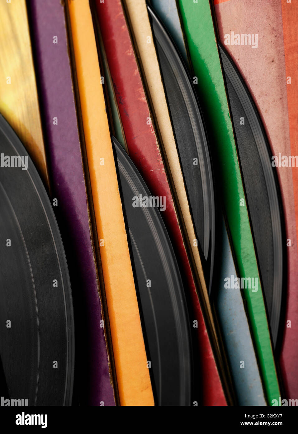 Vinyl Records and Sleeves Stock Photo - Alamy