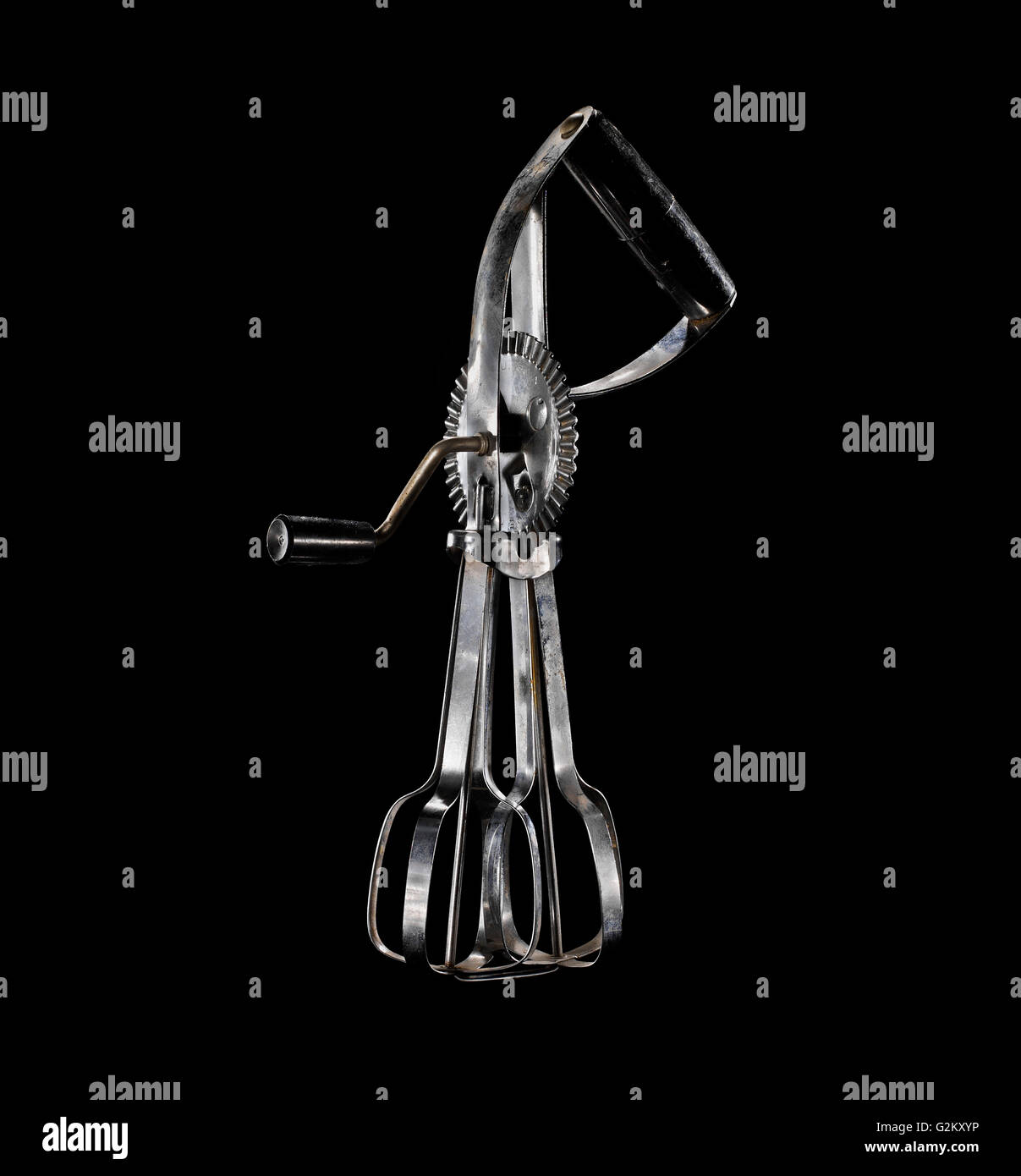 Old Steel Hand Blender Stock Photo - Alamy