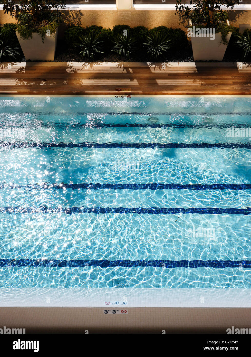 Outdoor Swimming Pool Stock Photo - Alamy