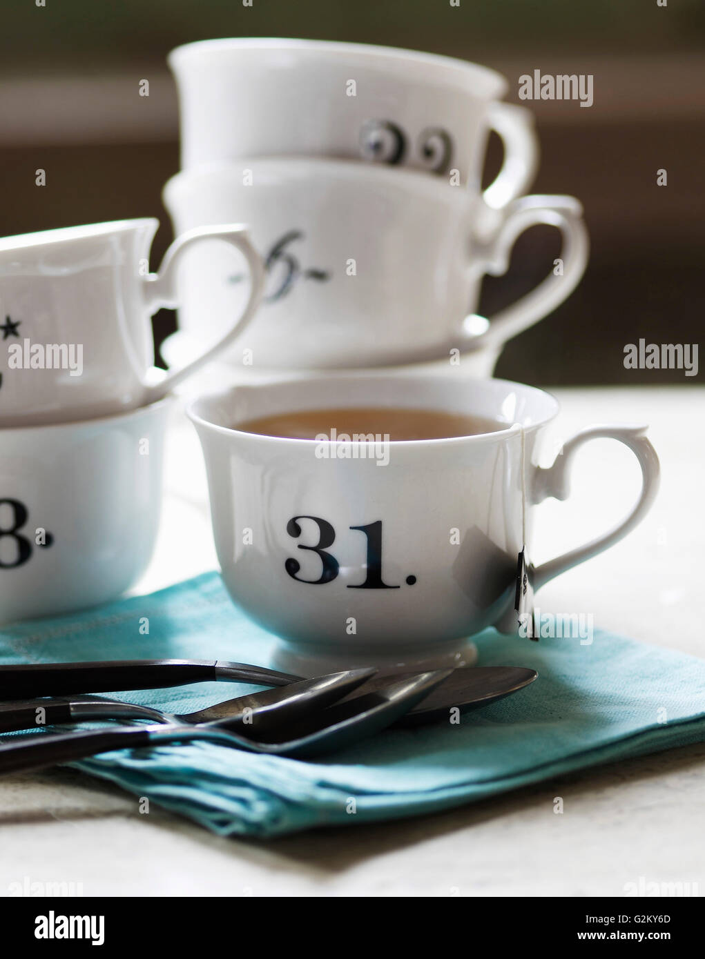 Numbered spoons hi-res stock photography and images - Alamy