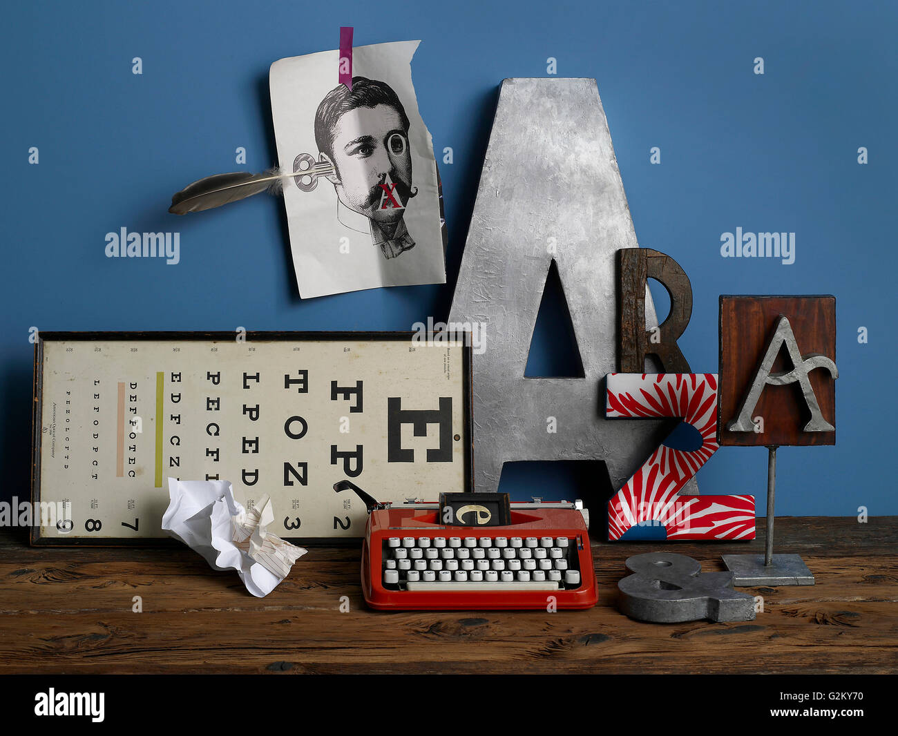 Type and Typewriter Stock Photo - Alamy