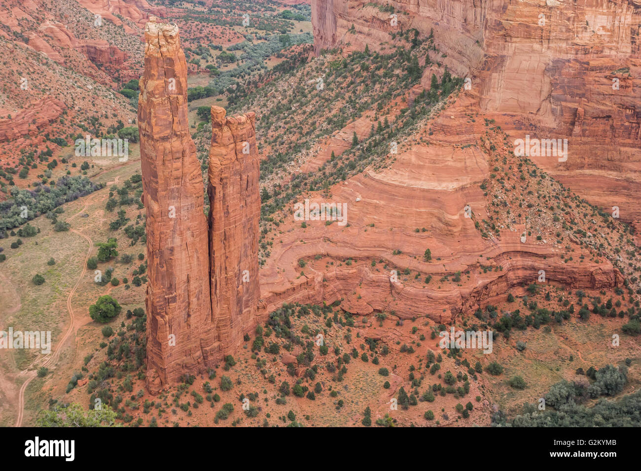 Spider rock in Canyon de Chelly National Monument, Arizona, United ...
