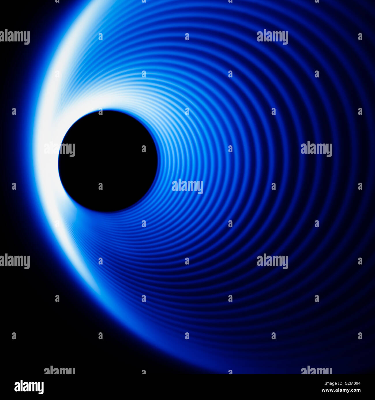 Sound waves in the dark Stock Photo - Alamy