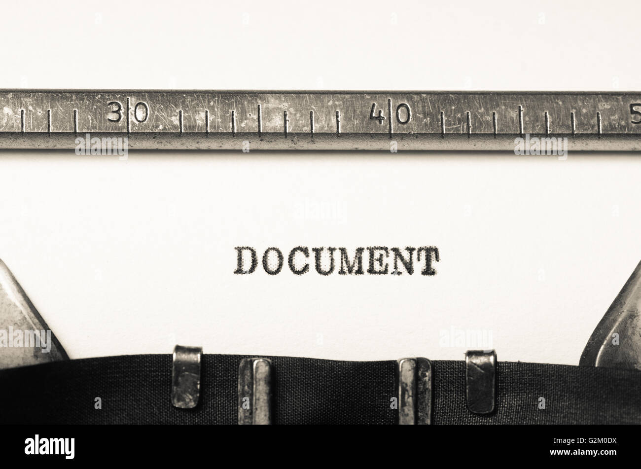Document which lettering hi-res stock photography and images - Alamy