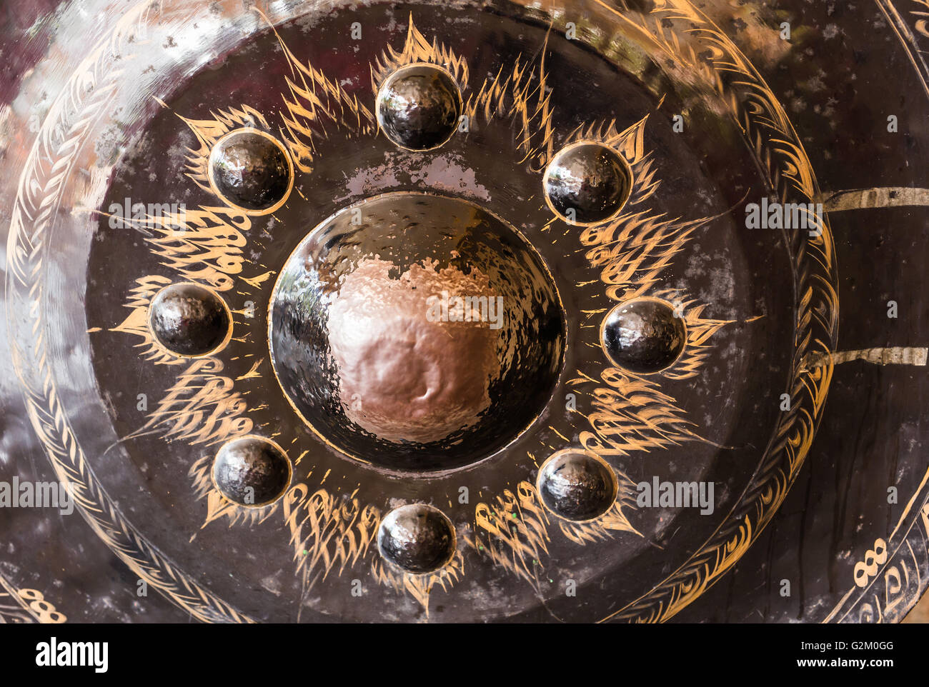 Thai native Gong Stock Photo - Alamy