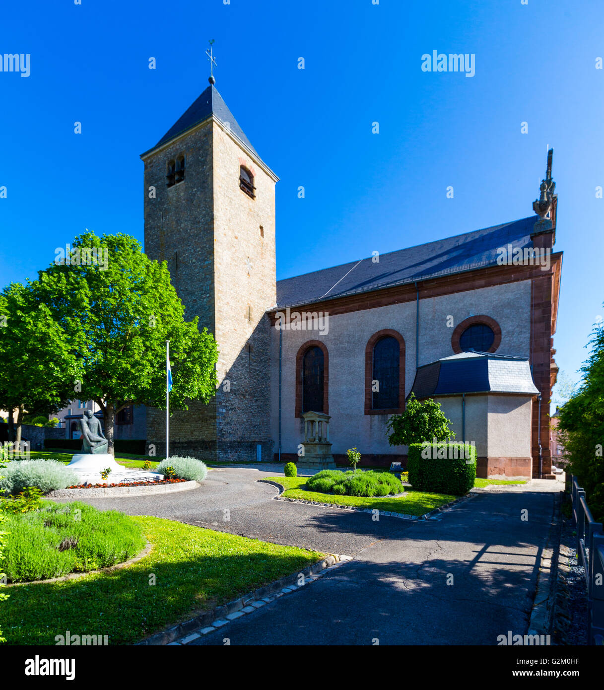 Church in Remich Stock Photo - Alamy