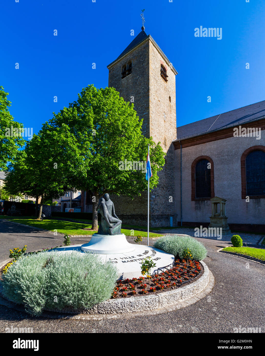 Church in Remich Stock Photo - Alamy