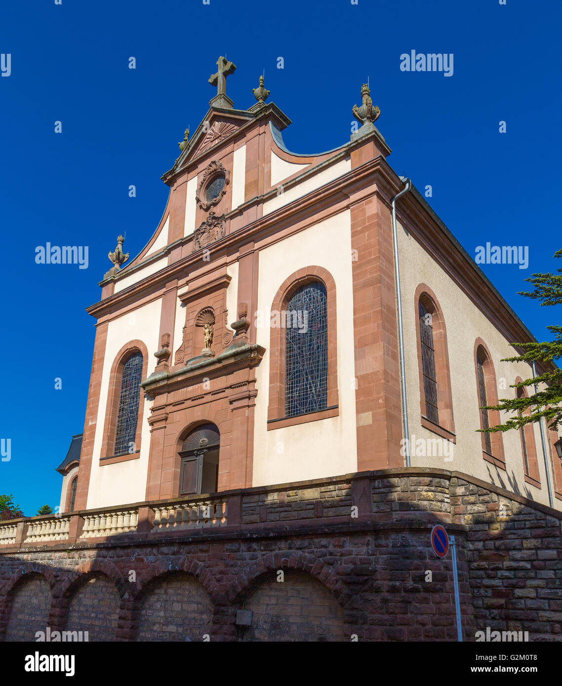 Church in Remich Stock Photo - Alamy