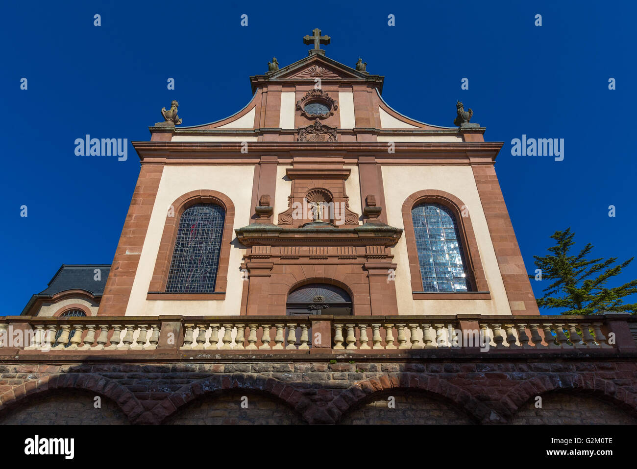 Church in Remich Stock Photo - Alamy