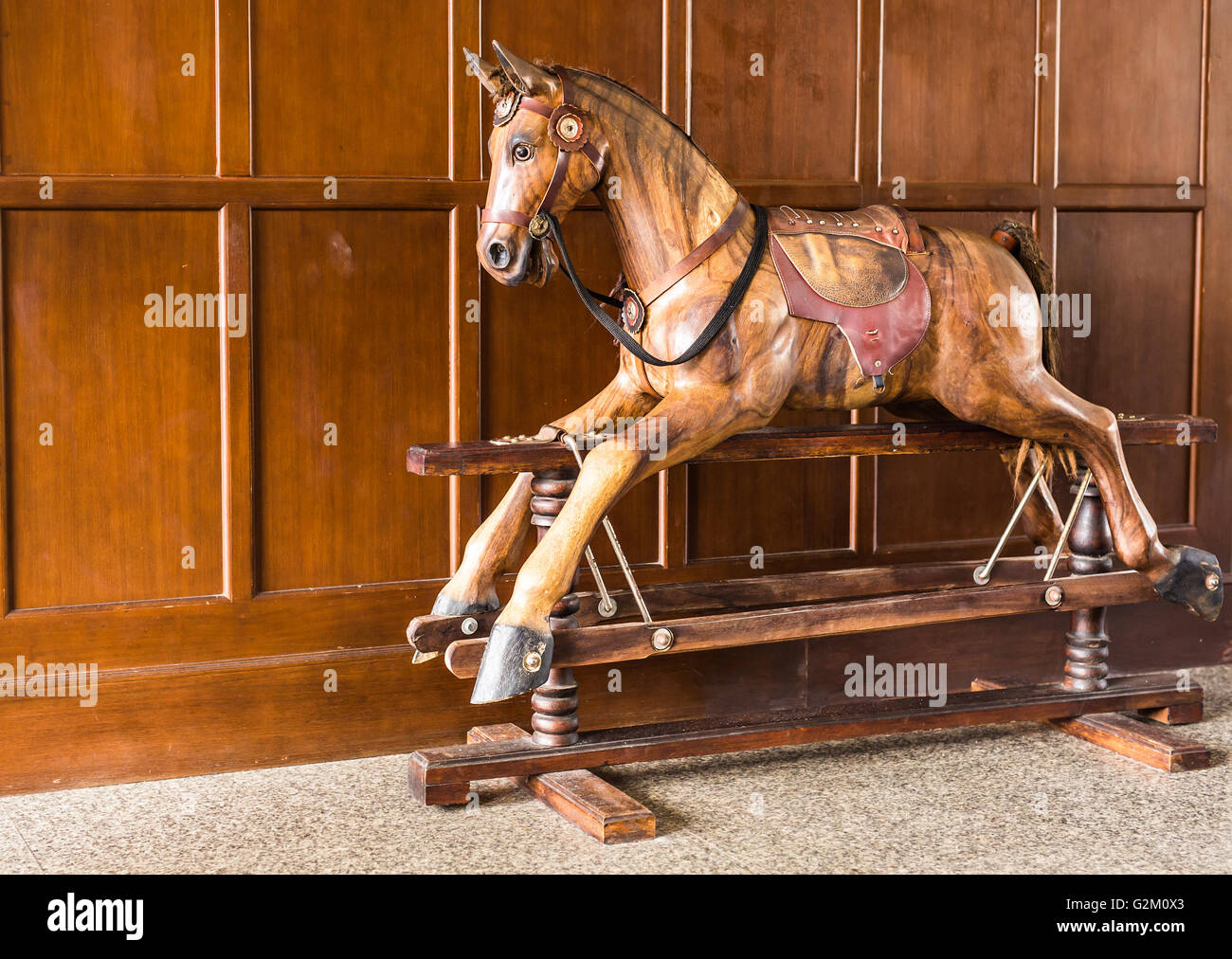 vintage rocking horse Stock Photo - Alamy