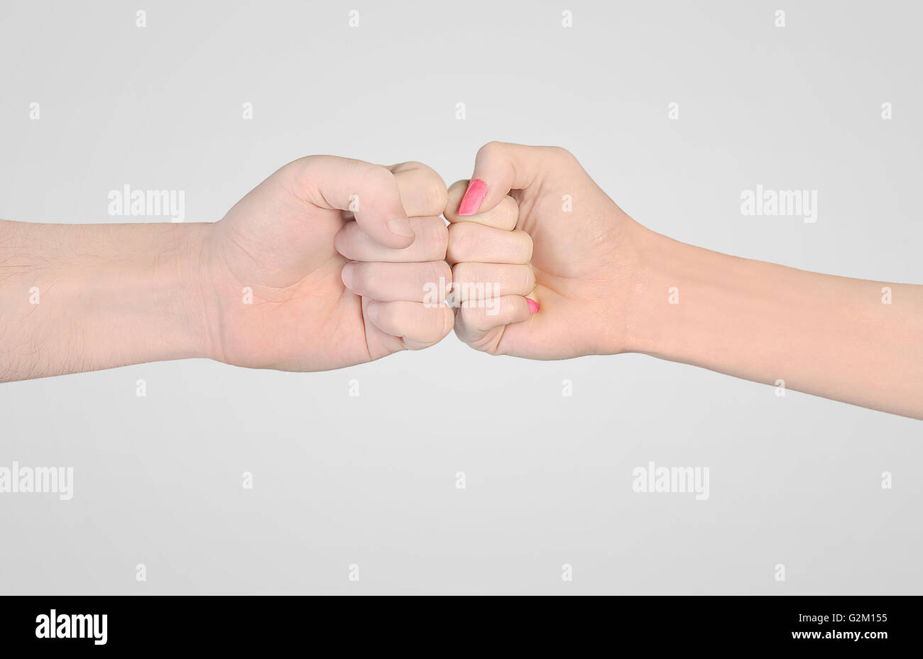 Woman hand and man hand Stock Photo - Alamy