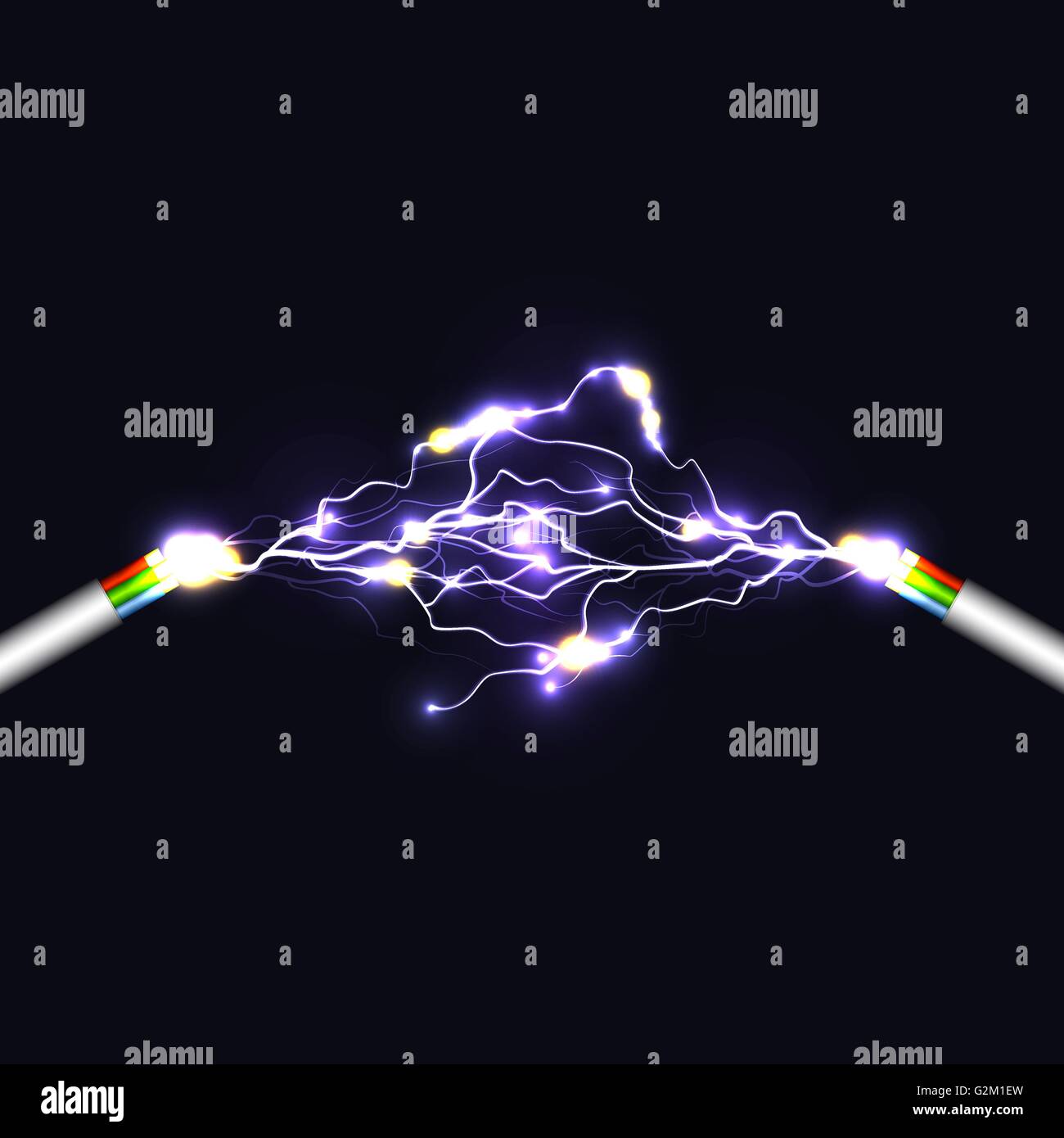 Electric arc vector vectors hi-res stock photography and images - Alamy