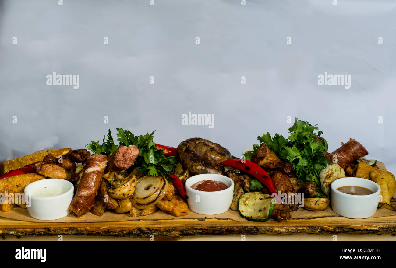 A meat desk Stock Photo - Alamy