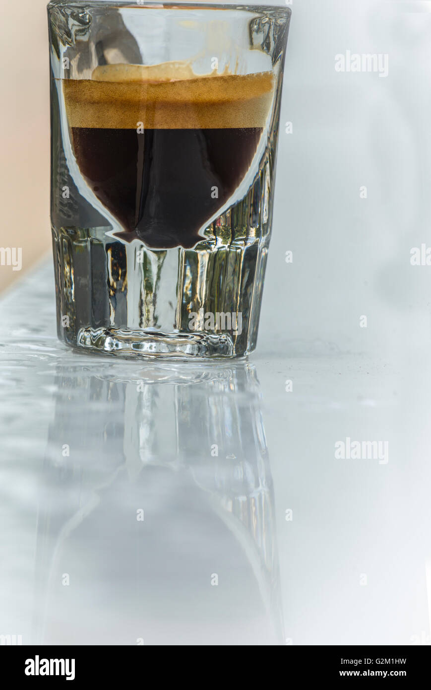 Espresso in glass hi-res stock photography and images - Alamy
