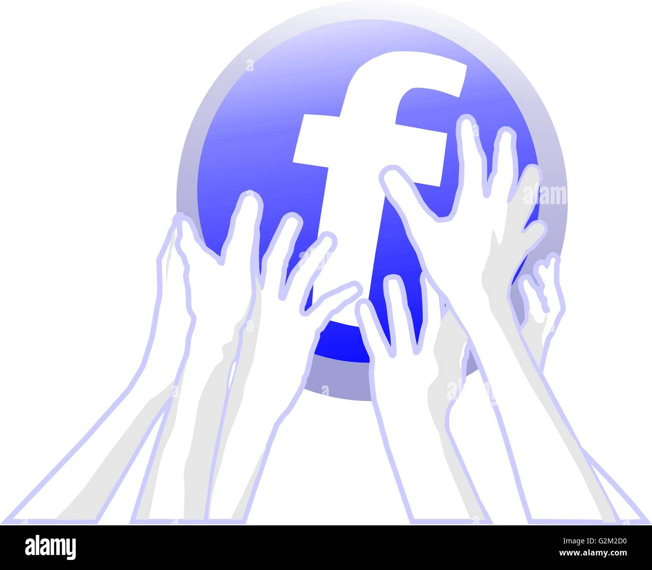 Facebook users Stock Vector Images - Alamy