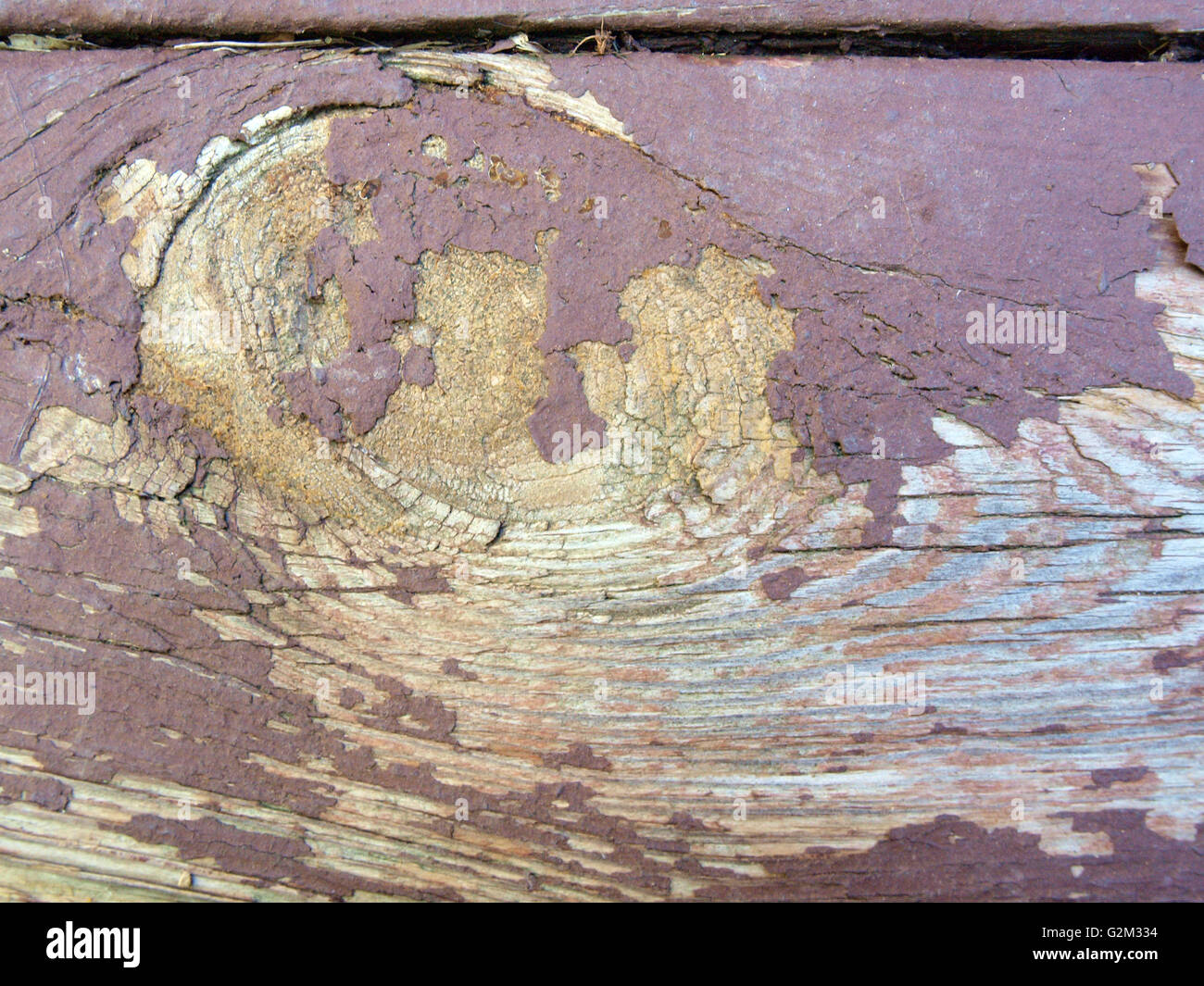 close up photo of weather beaten painted old wood beams Stock Photo - Alamy