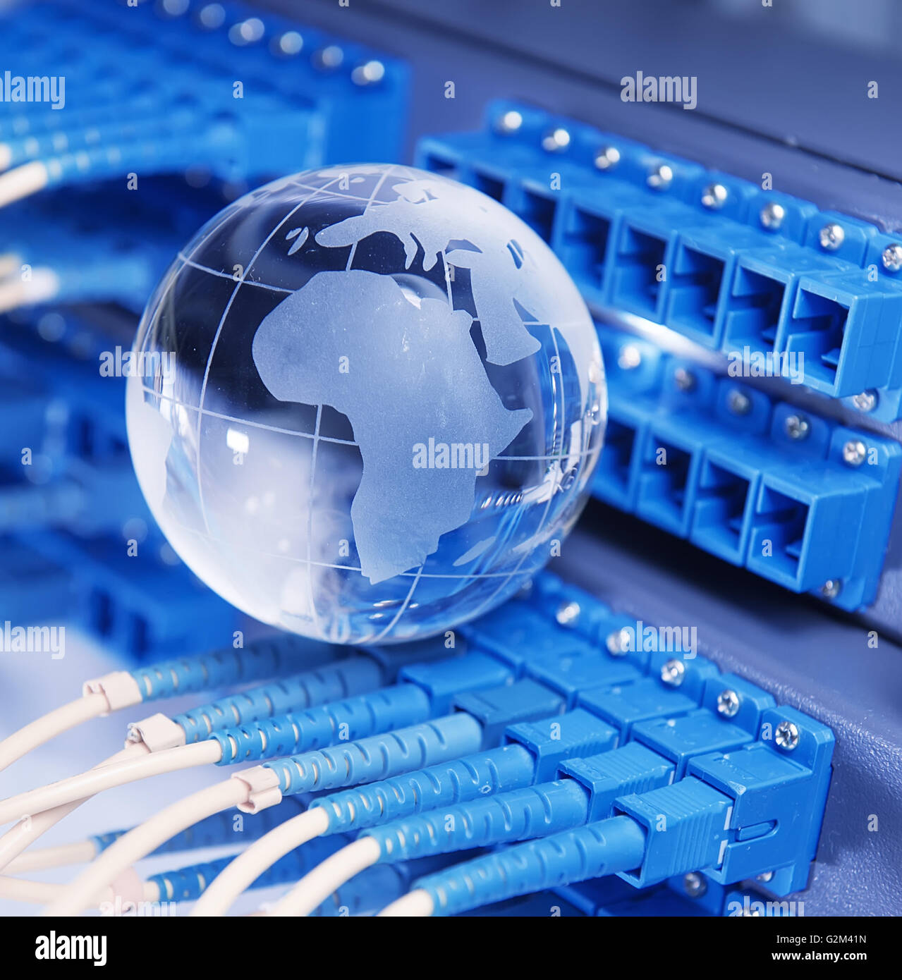 Fiber optic cable map hi-res stock photography and images - Alamy