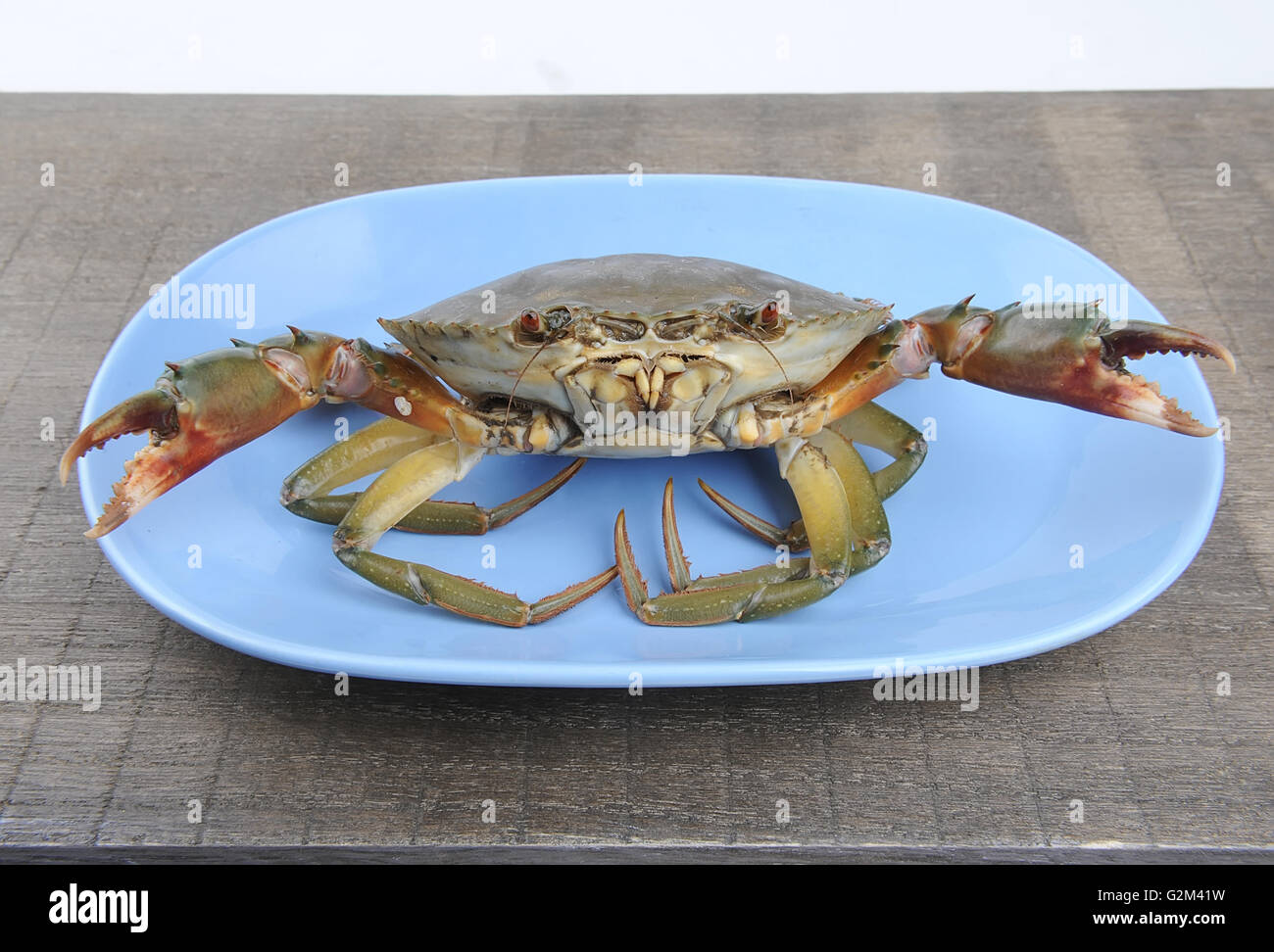 Fresh Raw Crab Stock Photo - Alamy