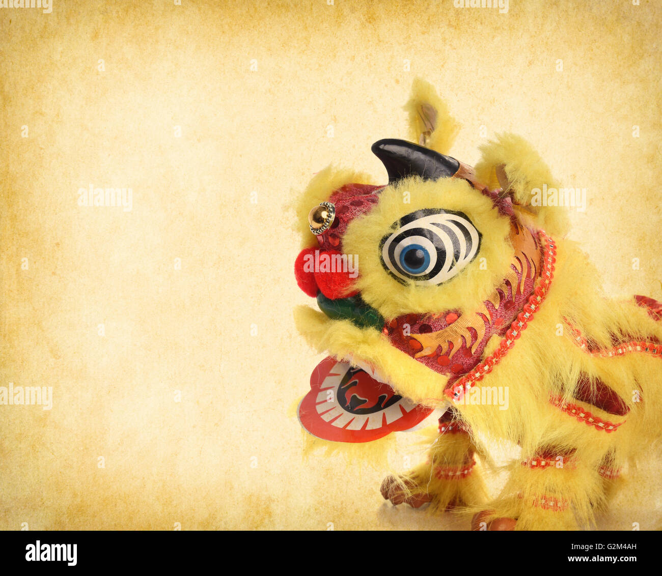 traditional dancing lion Stock Photo - Alamy