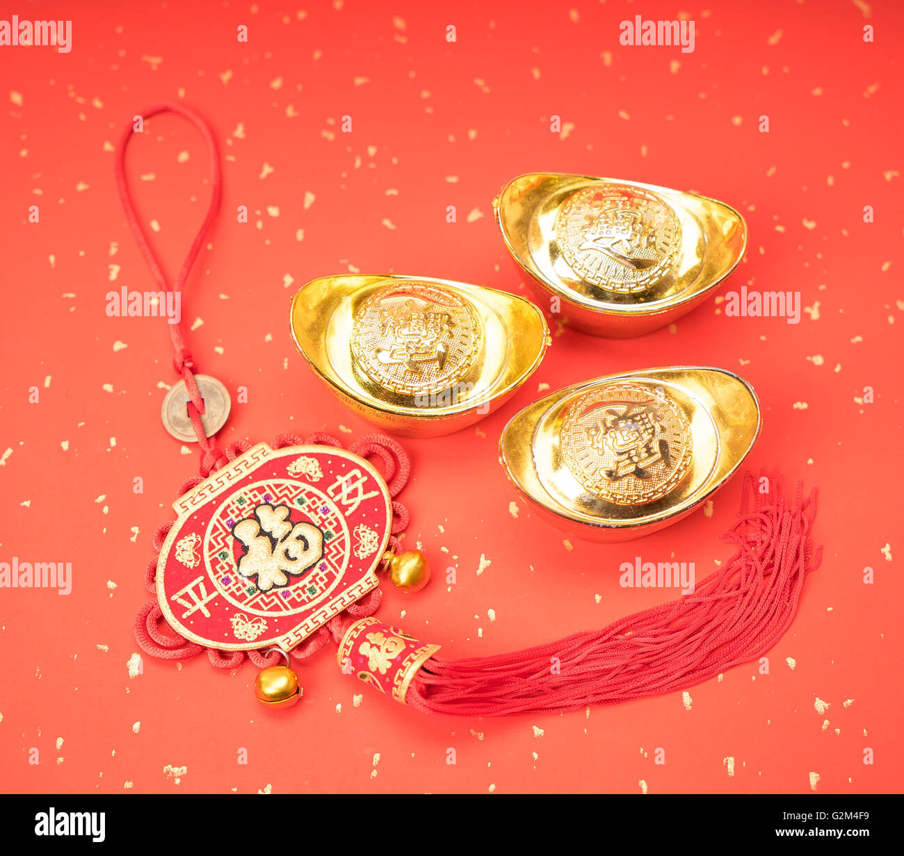 Chinese lucky knots used during spring festival Stock Photo - Alamy