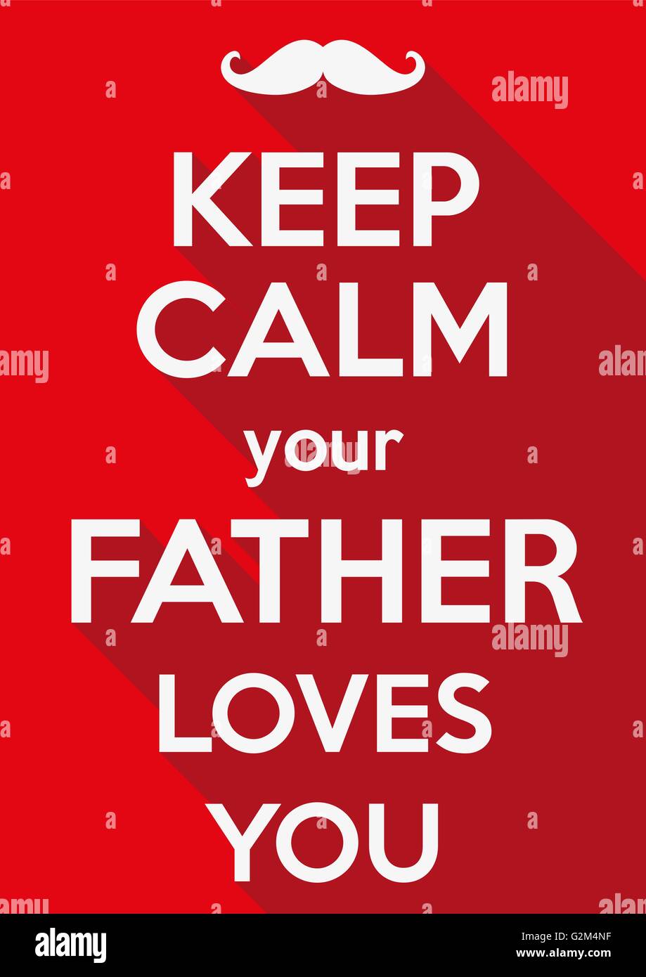 Calm dad Stock Vector Images - Alamy