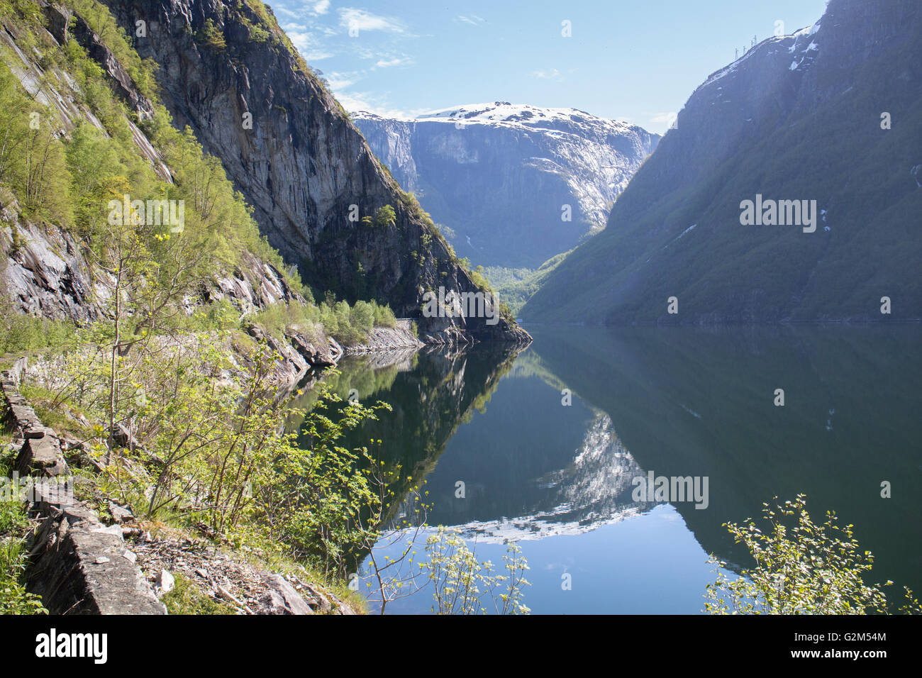 Reflections in fjords hi-res stock photography and images - Alamy