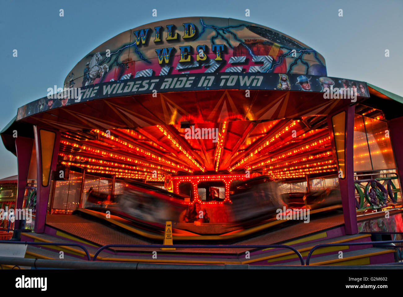 Walter ride at Clarence Pier Funfair, Southsea, Portsmouth, Hampshire ...
