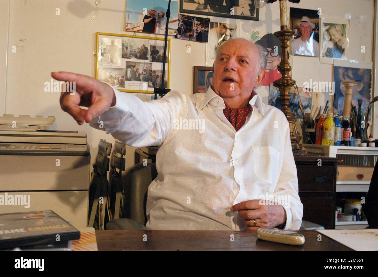 Dario Fo, Italian playwright, actor and author, prize Nobel for the ...