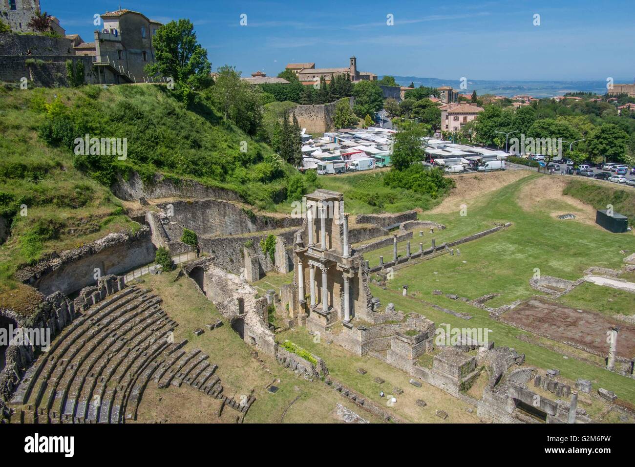 Roman amphitheatre in volterra hi-res stock photography and images - Alamy
