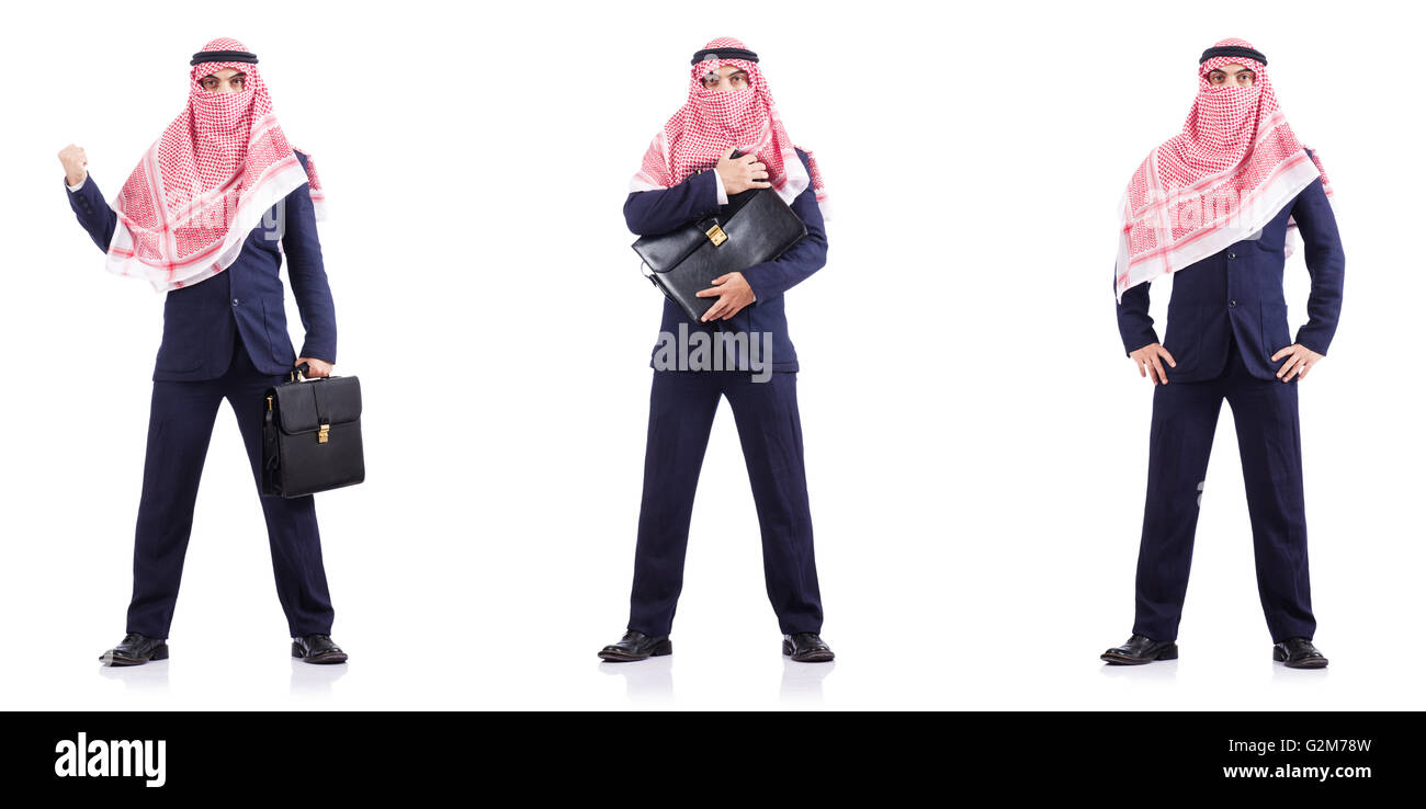 Set of photos with arab businessman Stock Photo - Alamy