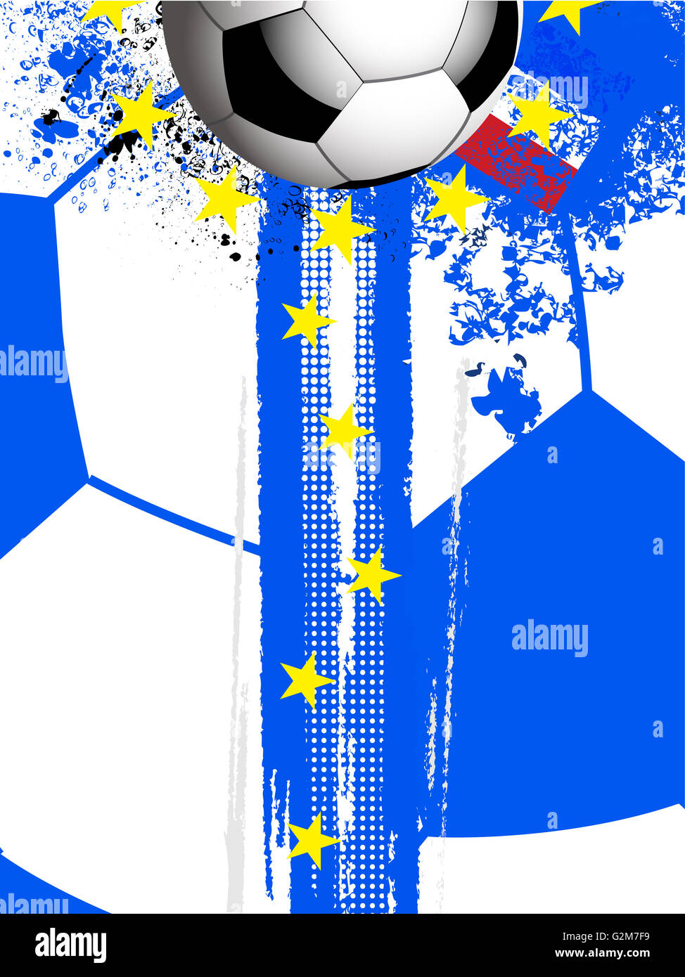 Football Soccer European Championship Background with Football France ...