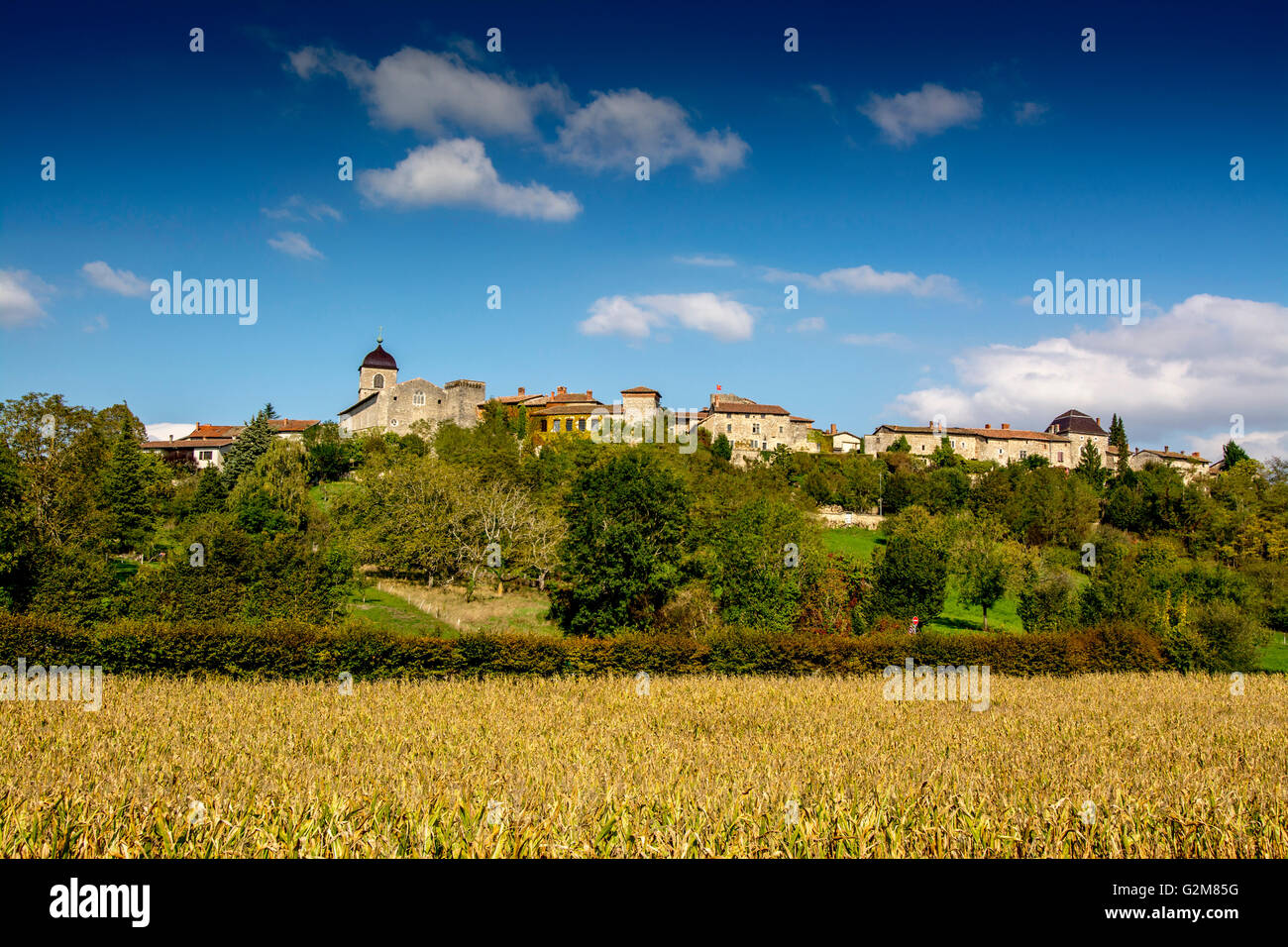 Old city of Perouges labelled les Plus beaux Villages de France, Ain ...
