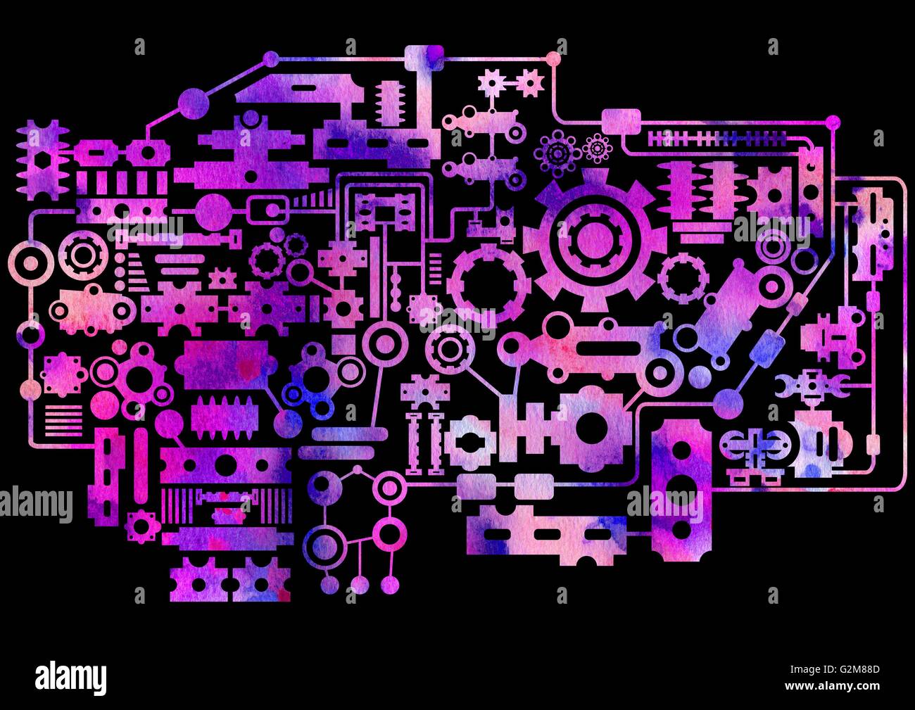 Pink and black color scheme hi-res stock photography and images - Alamy