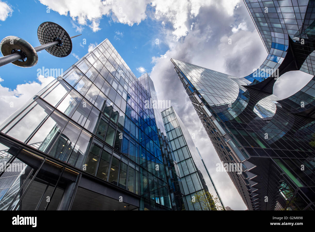 Contemporary building in London modern architecture Stock Photo - Alamy