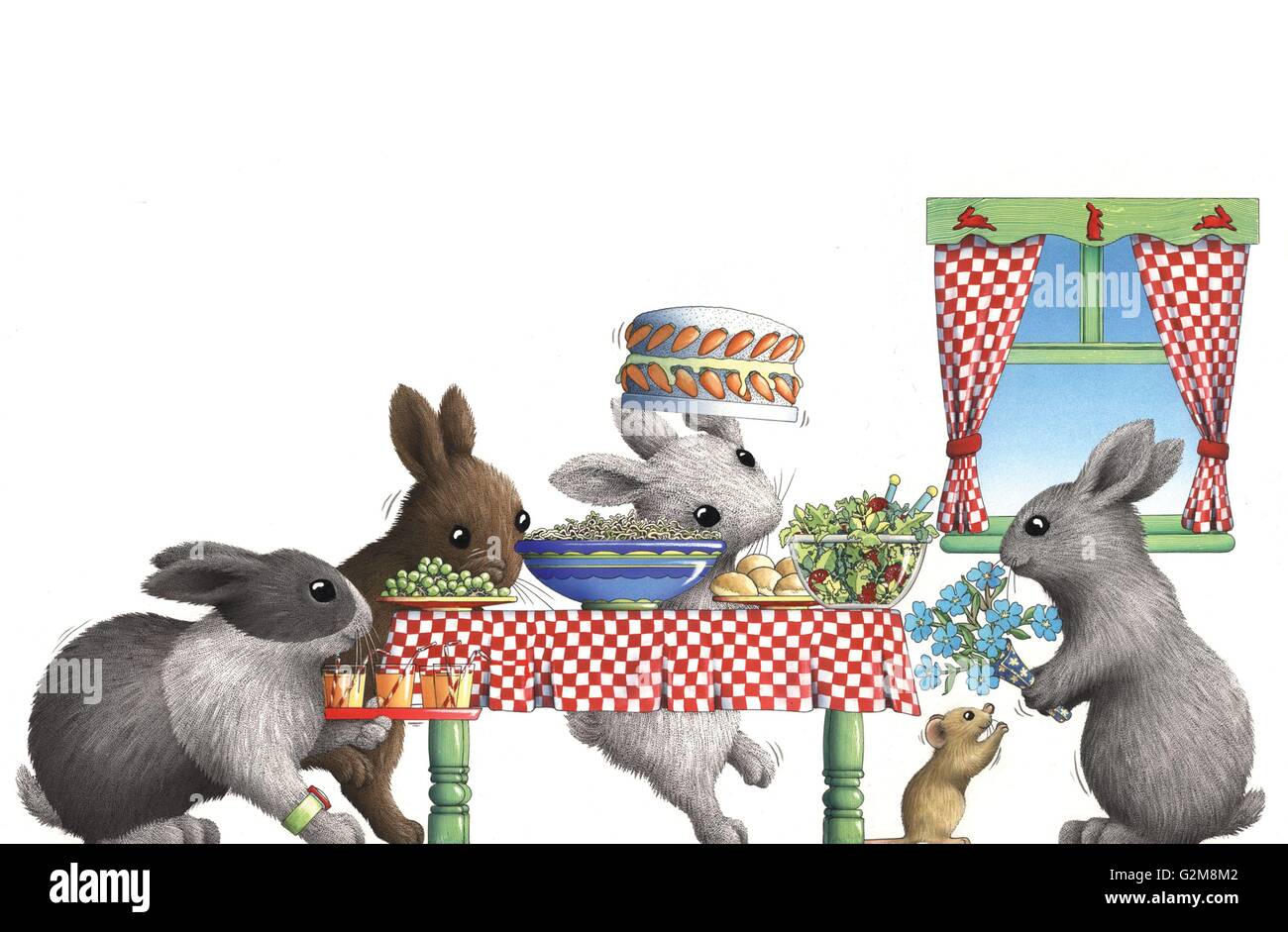 Animals inside home Cut Out Stock Images & Pictures - Alamy