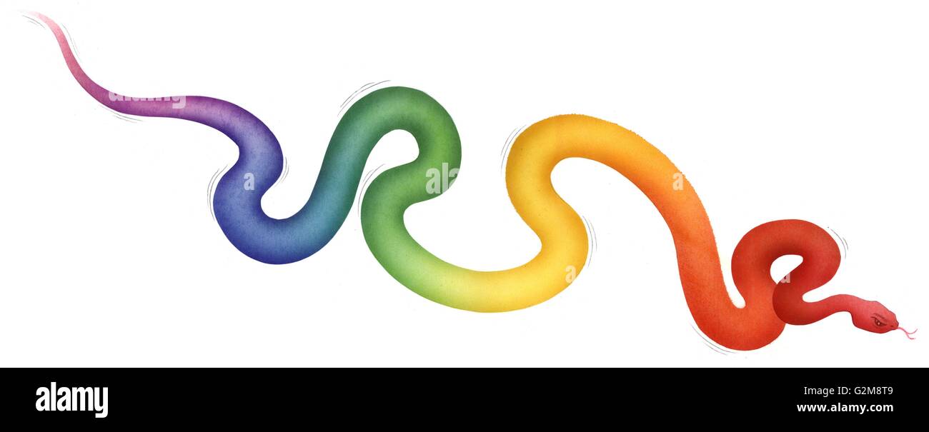 Curled snakes Cut Out Stock Images & Pictures - Alamy