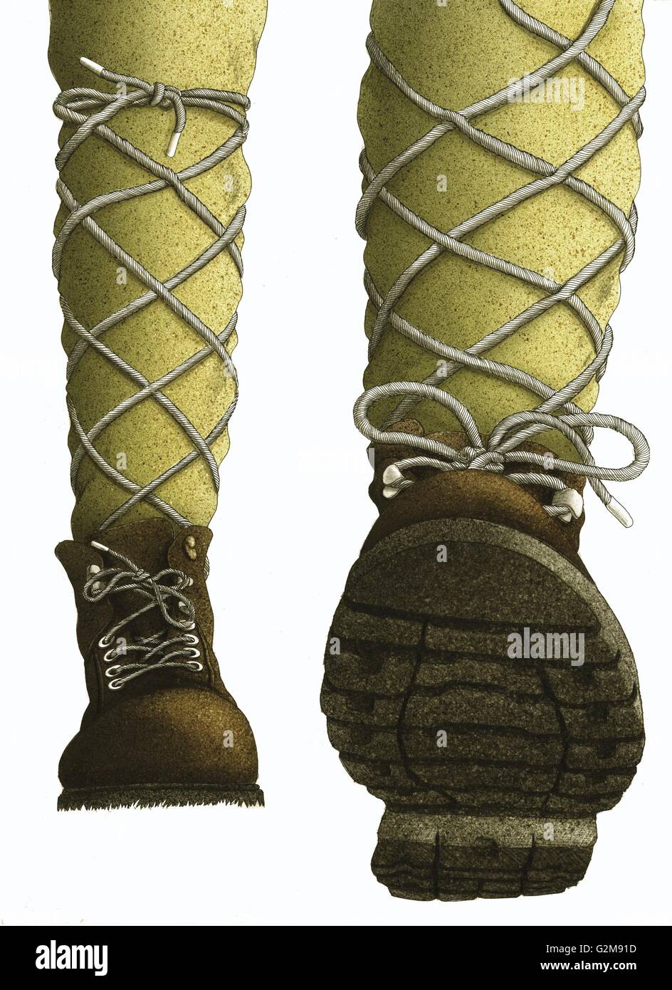 Boot leg Cut Out Stock Images & Pictures - Alamy
