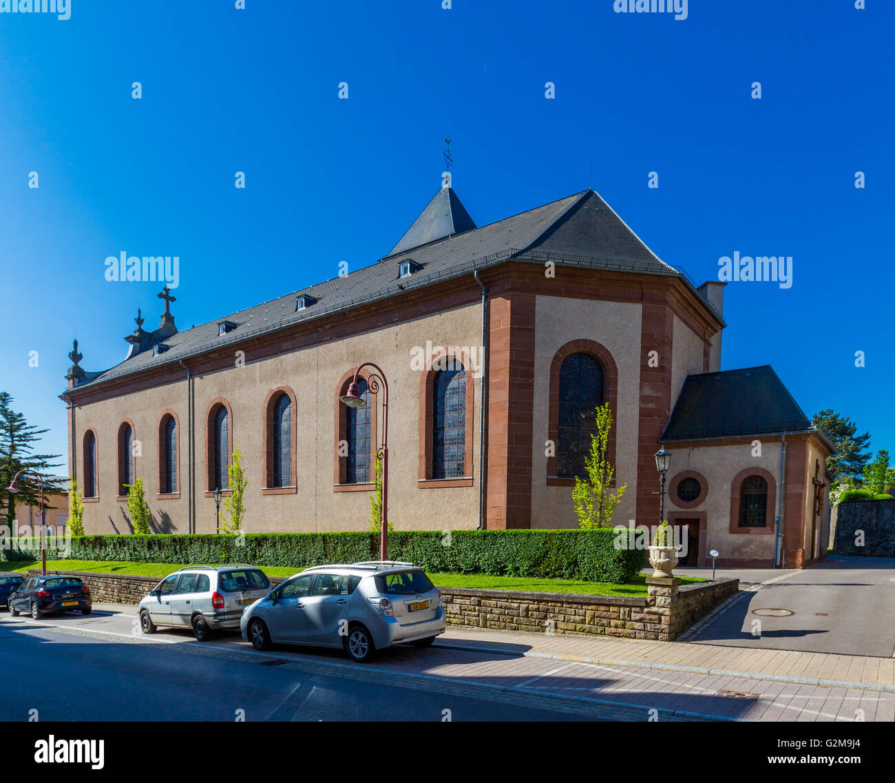 Church in Remich Stock Photo - Alamy