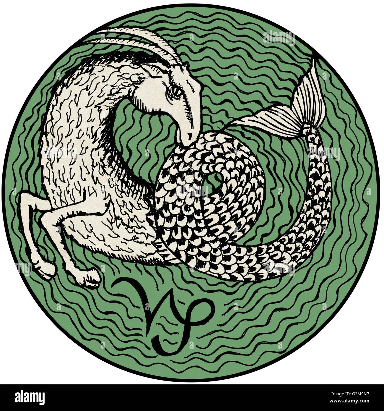 Capricorn astrology sign hi-res stock photography and images - Alamy