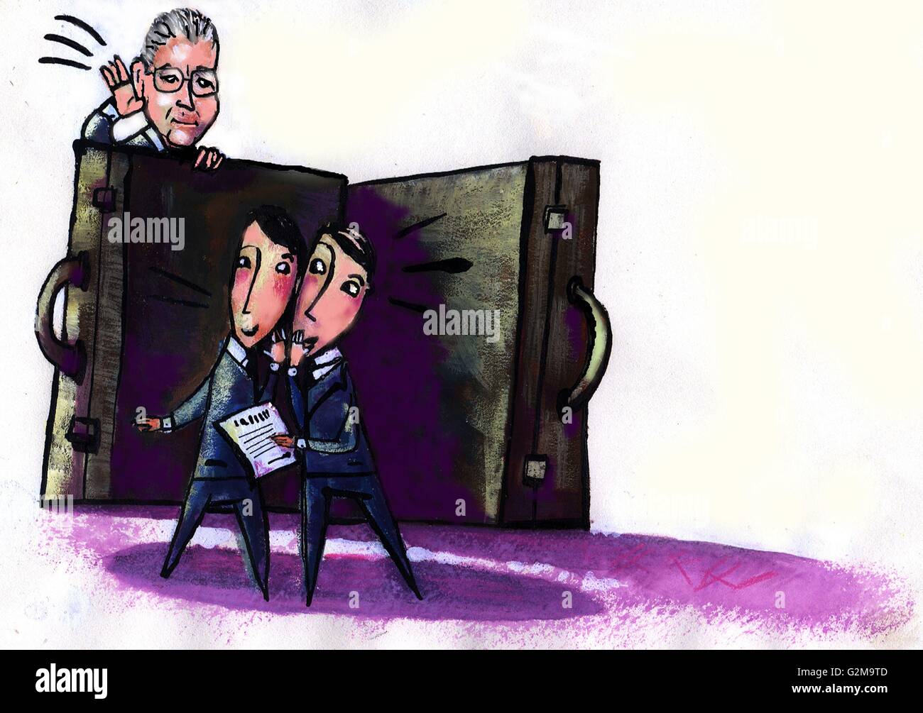 Eavesdrop hi-res stock photography and images - Alamy