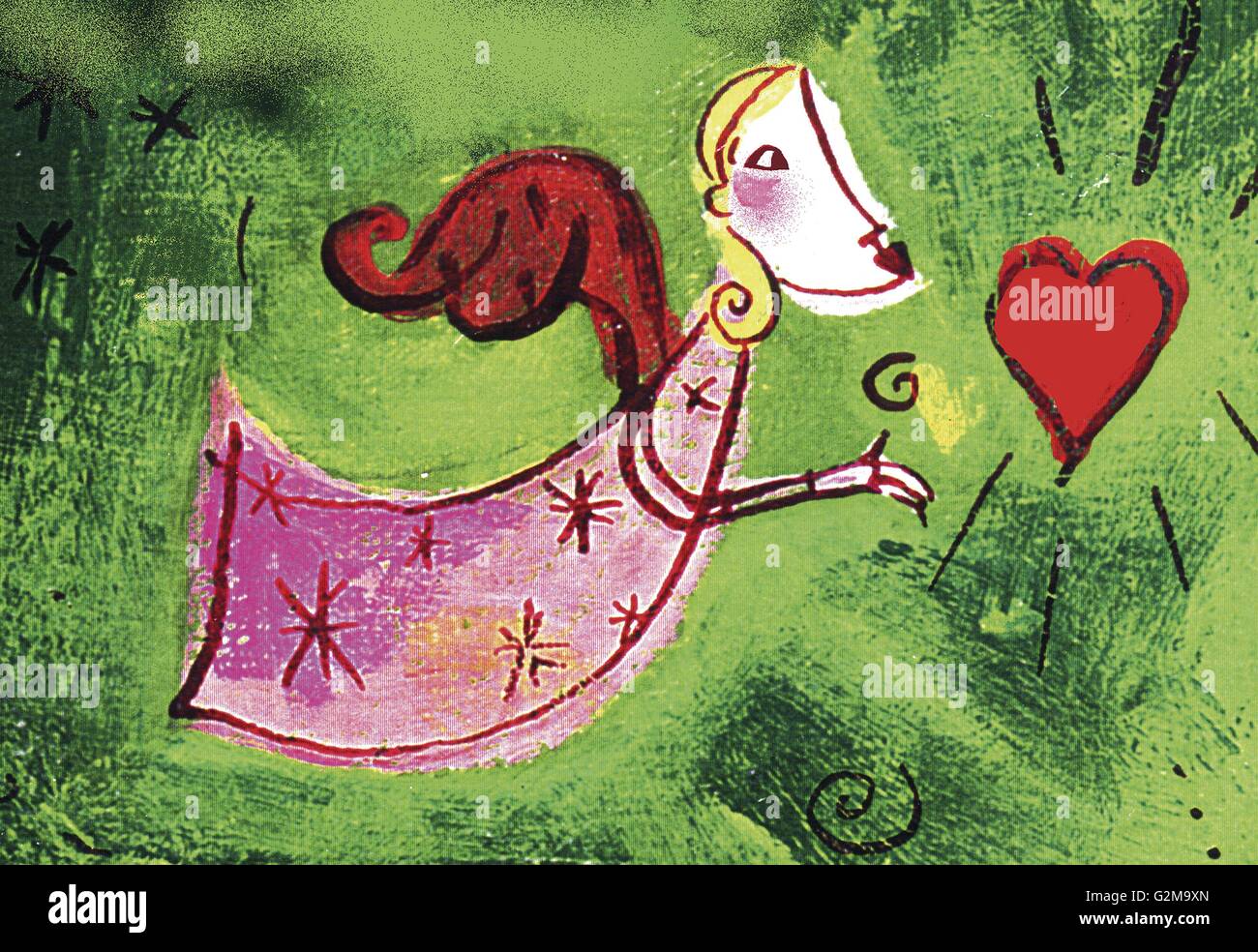 Angel from the side hi-res stock photography and images - Alamy