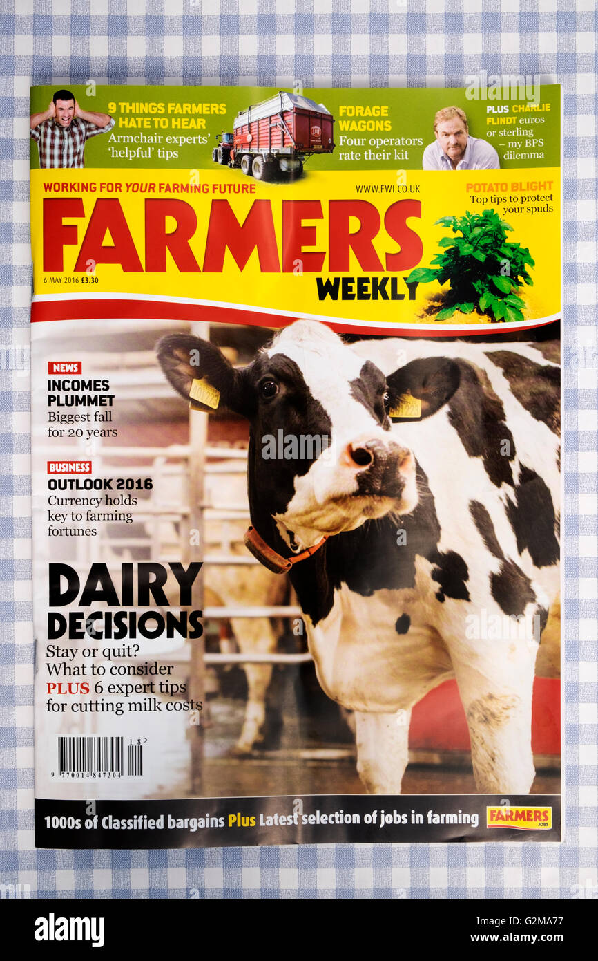 Farmers Weekly magazine Stock Photo - Alamy