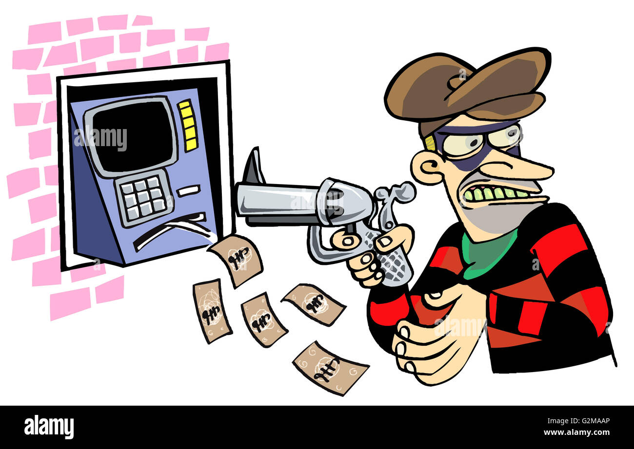 Crime atm Cut Out Stock Images & Pictures - Alamy