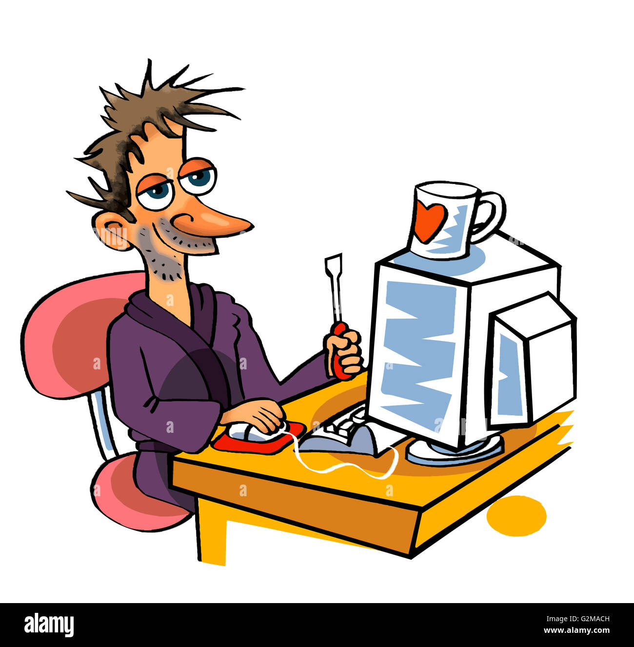Working illustrations hi-res stock photography and images - Alamy