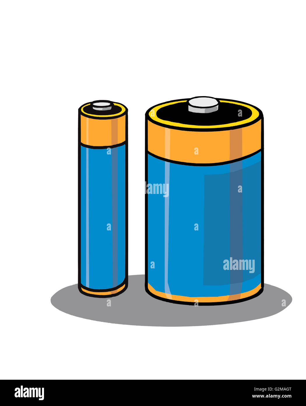 Battery cartoon hi-res stock photography and images - Alamy