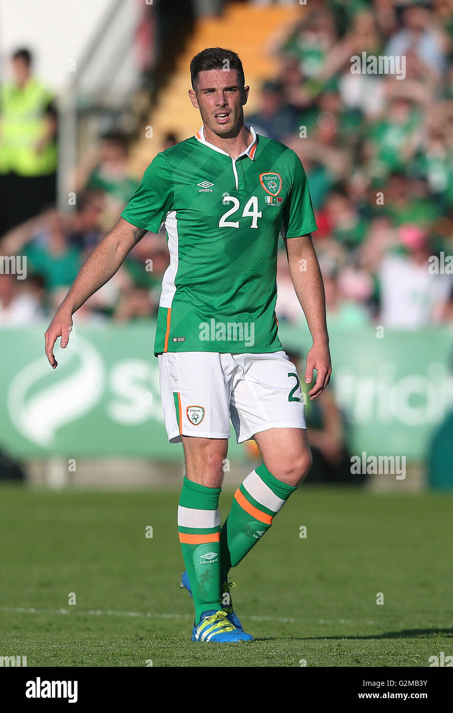Republic of Ireland's Ciaran Clark during the International Friendly ...