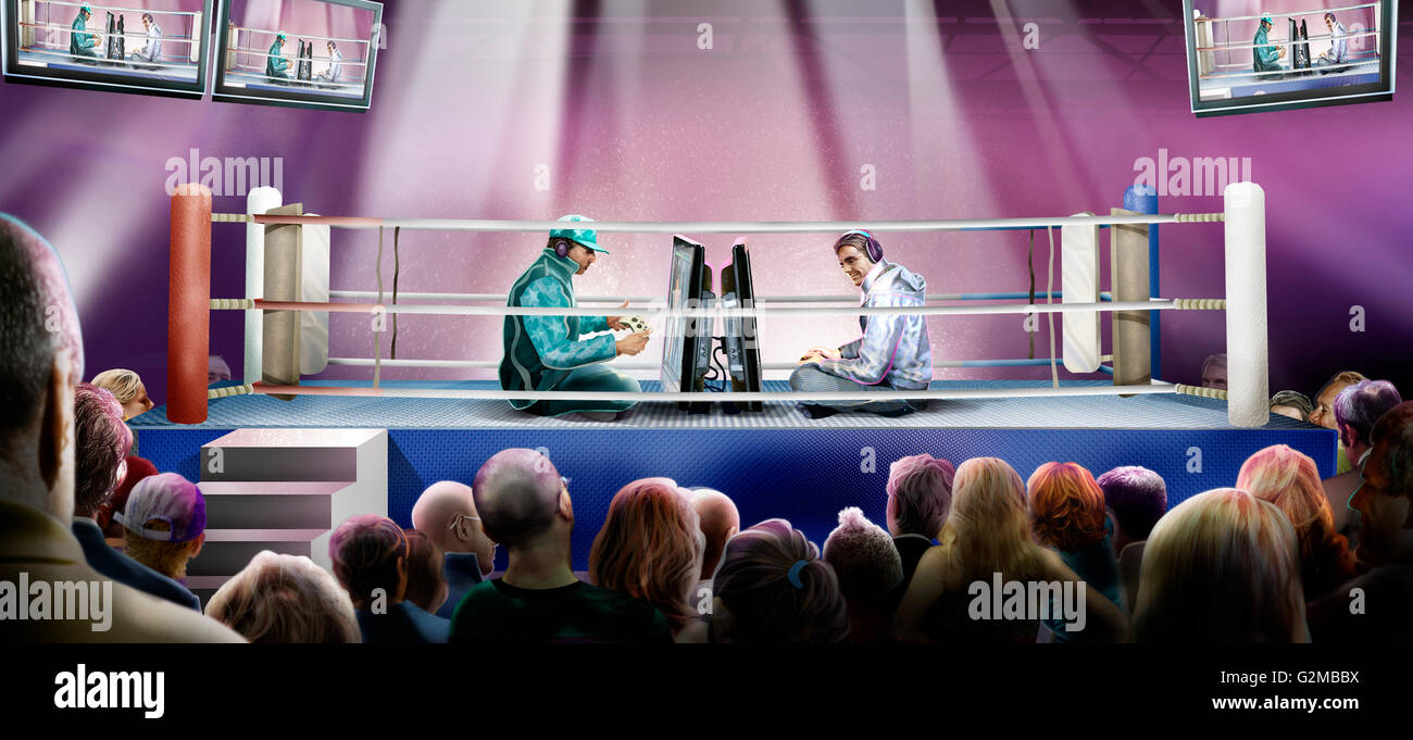 Crowd of people watching game hi-res stock photography and images - Alamy