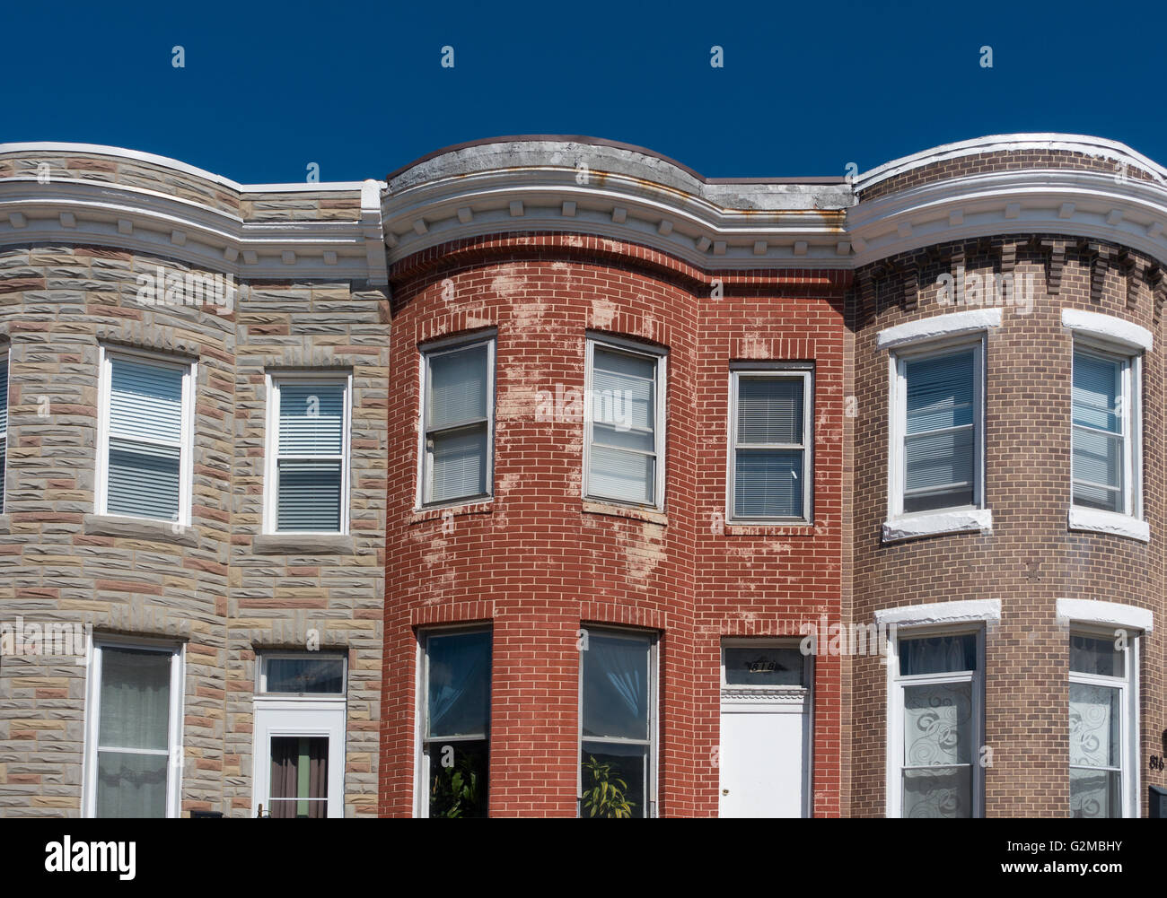 Baltimore row house architecture hi-res stock photography and images ...